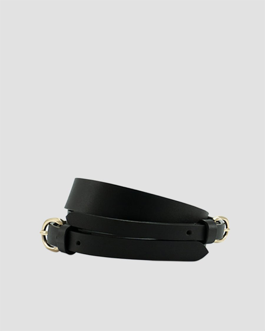 Buy DUAL Buckle Leather belt - OUZEL Leather Belts